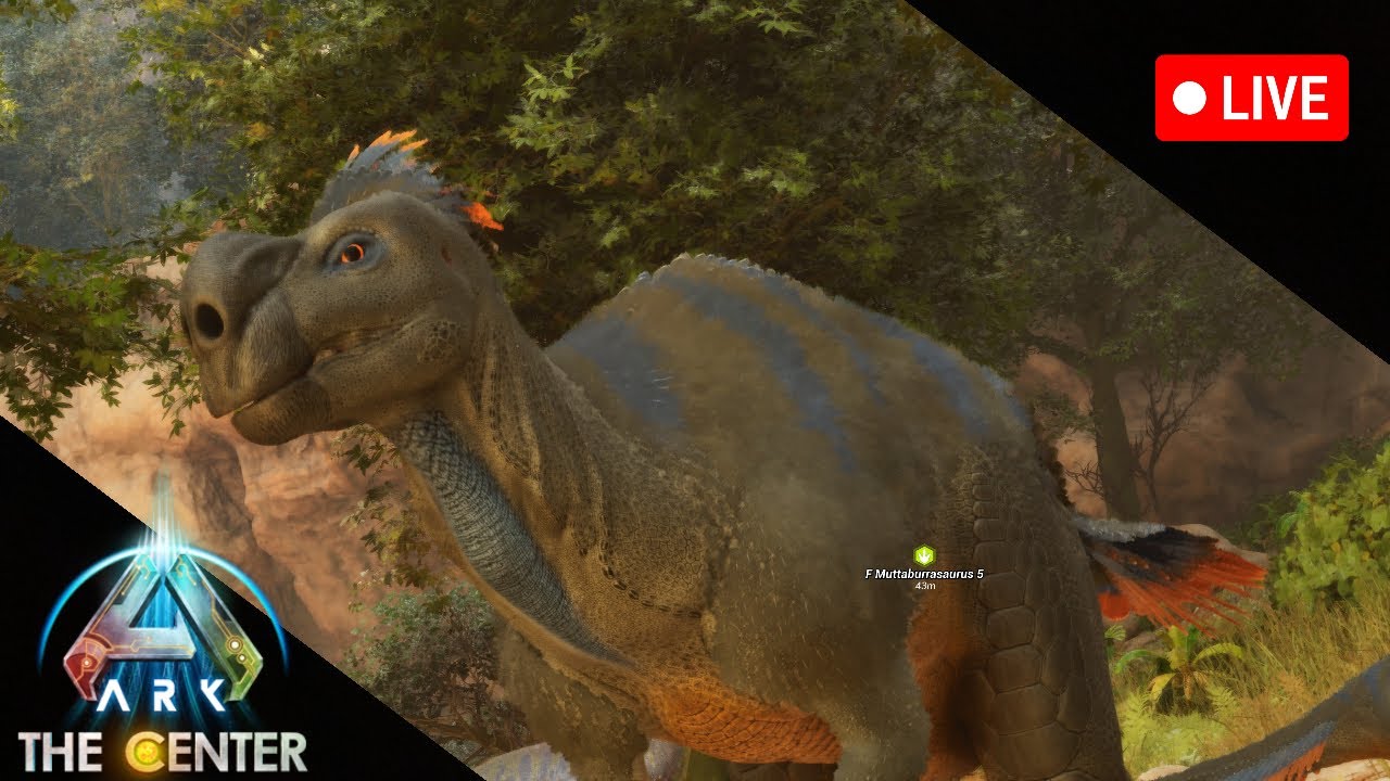 Ark: The Center Taming Muttaburrasaurus LIVE - YouTube