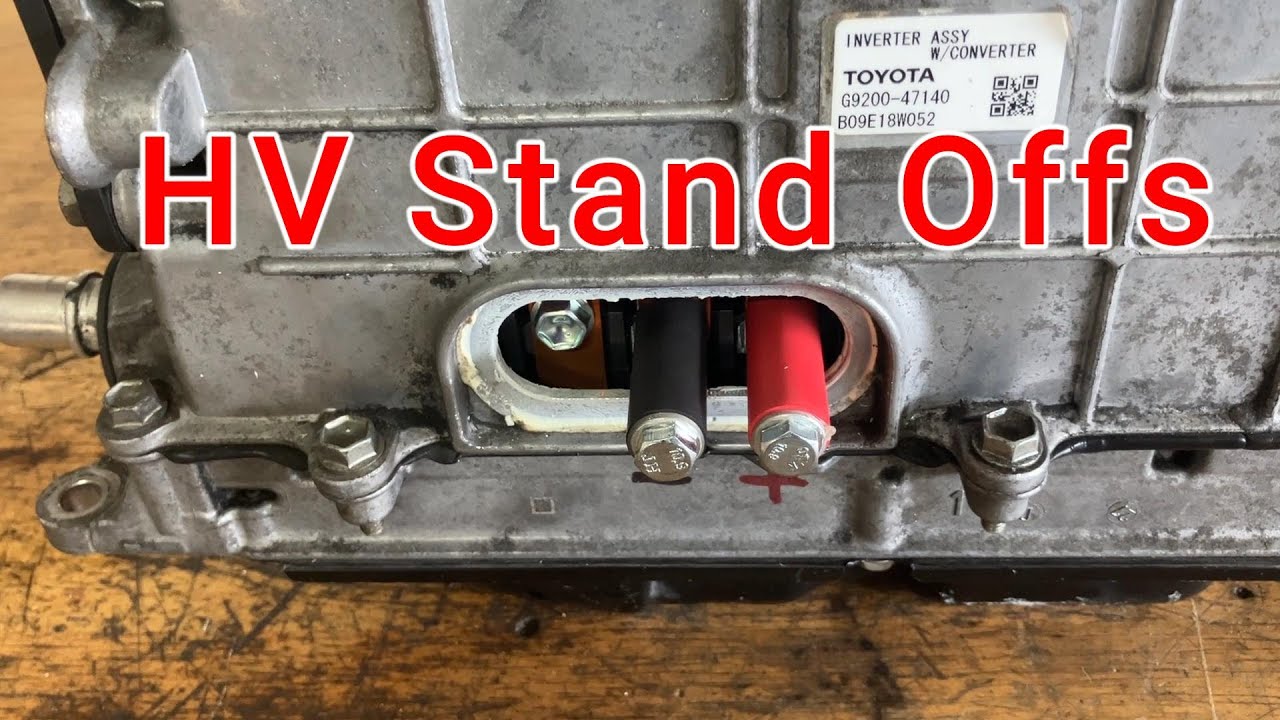 Prius Gen 3 HV Stand Offs DIY EV Conversion - YouTube