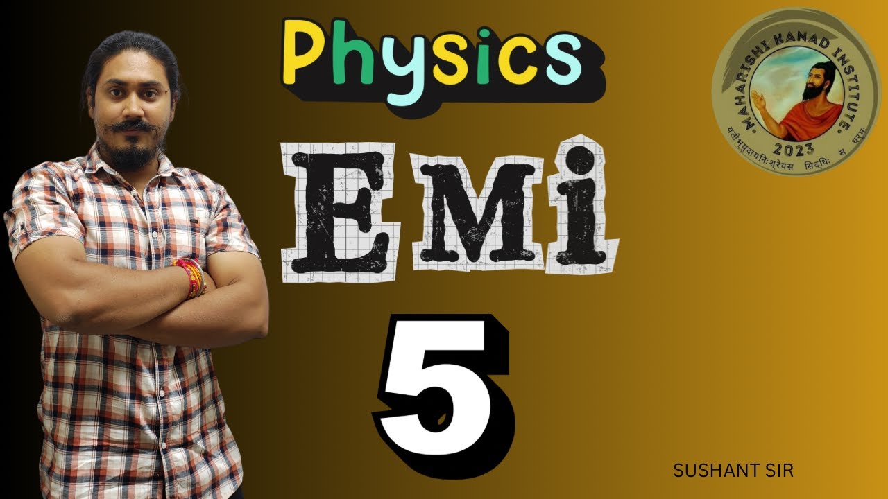 ELECTRO MAGNETIC INDUCTION (EMI) Physics By Sushant sir #physics #neet ...