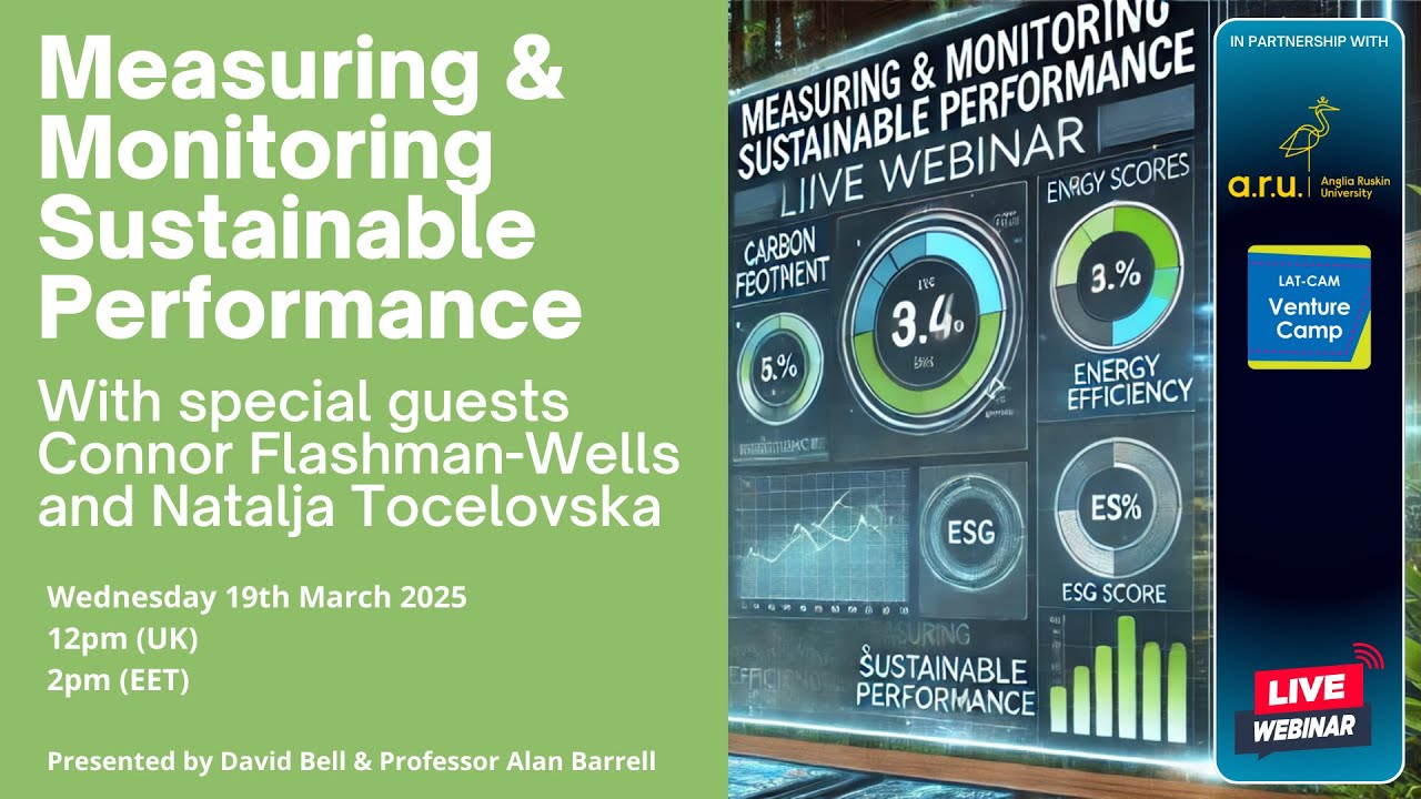 Measuring & Monitoring Sustainable Performance and ESG - YouTube