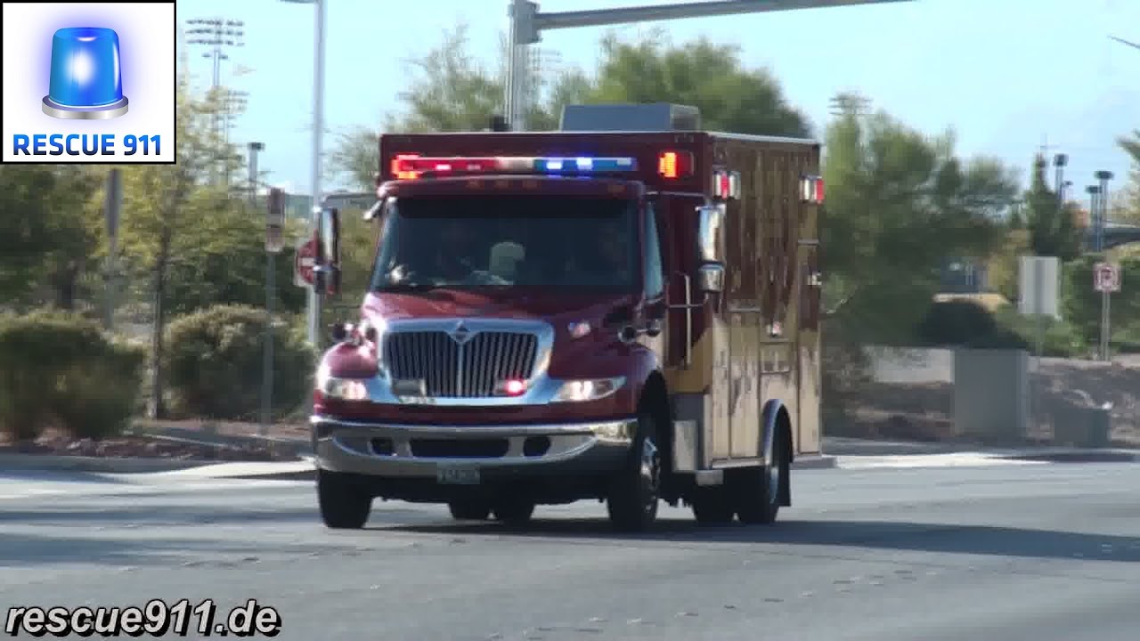 [Las Vegas] Rescue 44 Las Vegas Fire-Rescue - YouTube