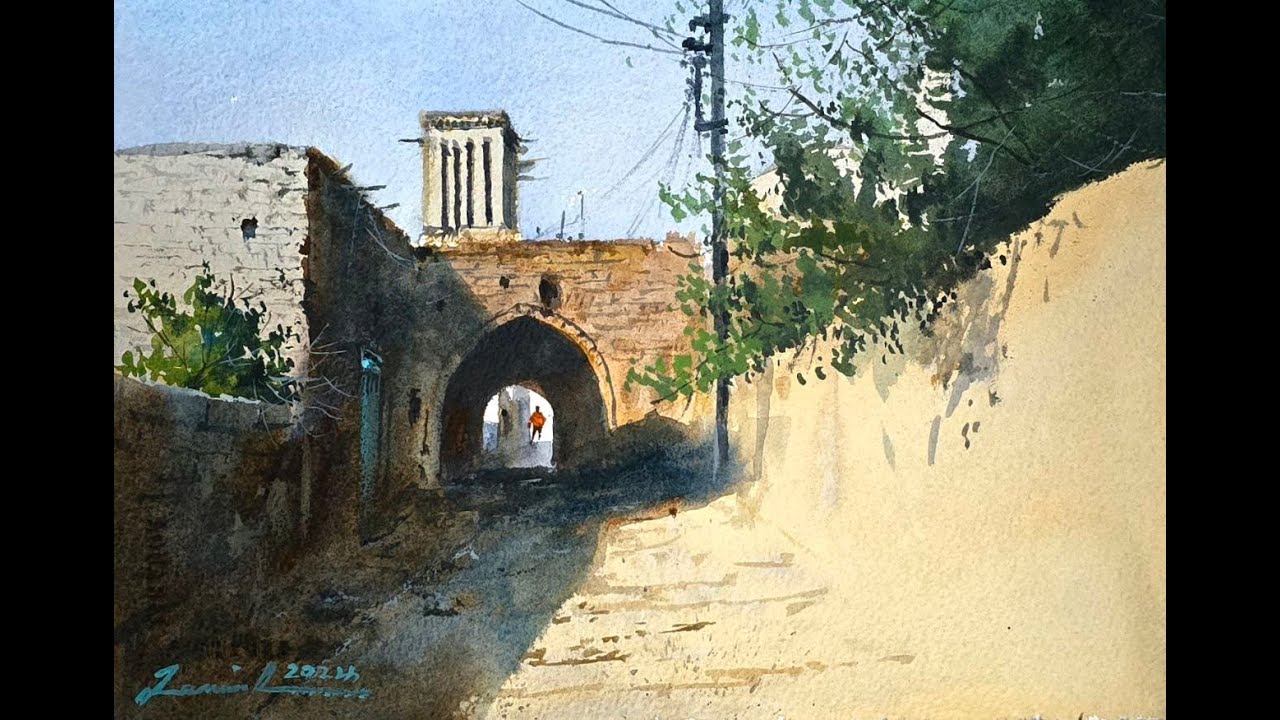 Light and Shadow in watercolor - YouTube