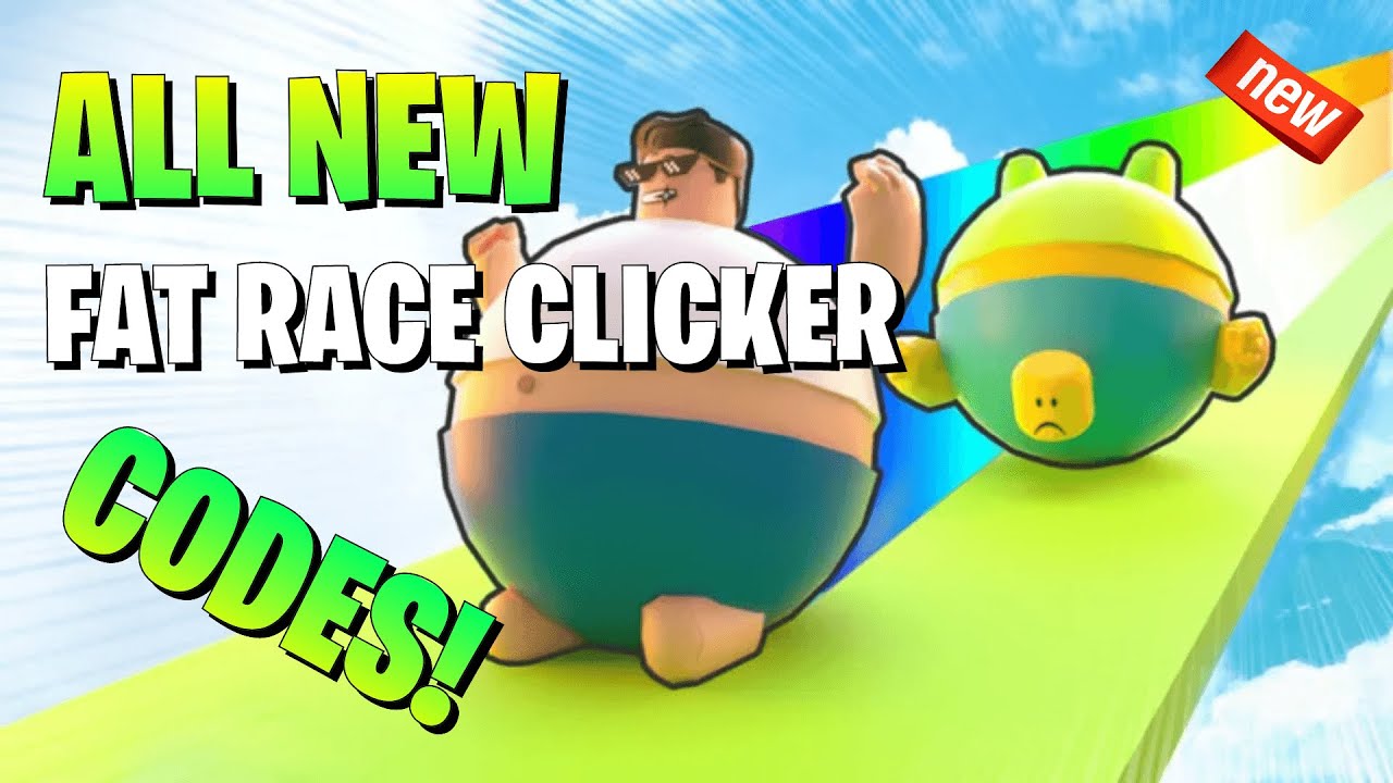 *NEW* ALL 3 ACTIVE FAT RACE CLICKER CODES FOR (NOVEMBER 2022) | ROBLOX - YouTube