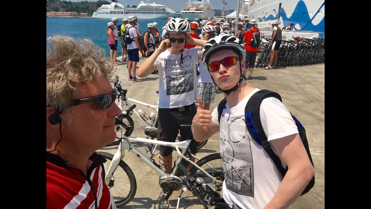 AIDA Bike Ausflug auf Korfu - Abenteuer Adria auf AIDAbella - YouTube