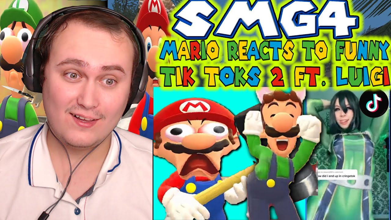 Mario Reacts To Funny Tik Toks 2 ft. Luigi | Reaction - YouTube