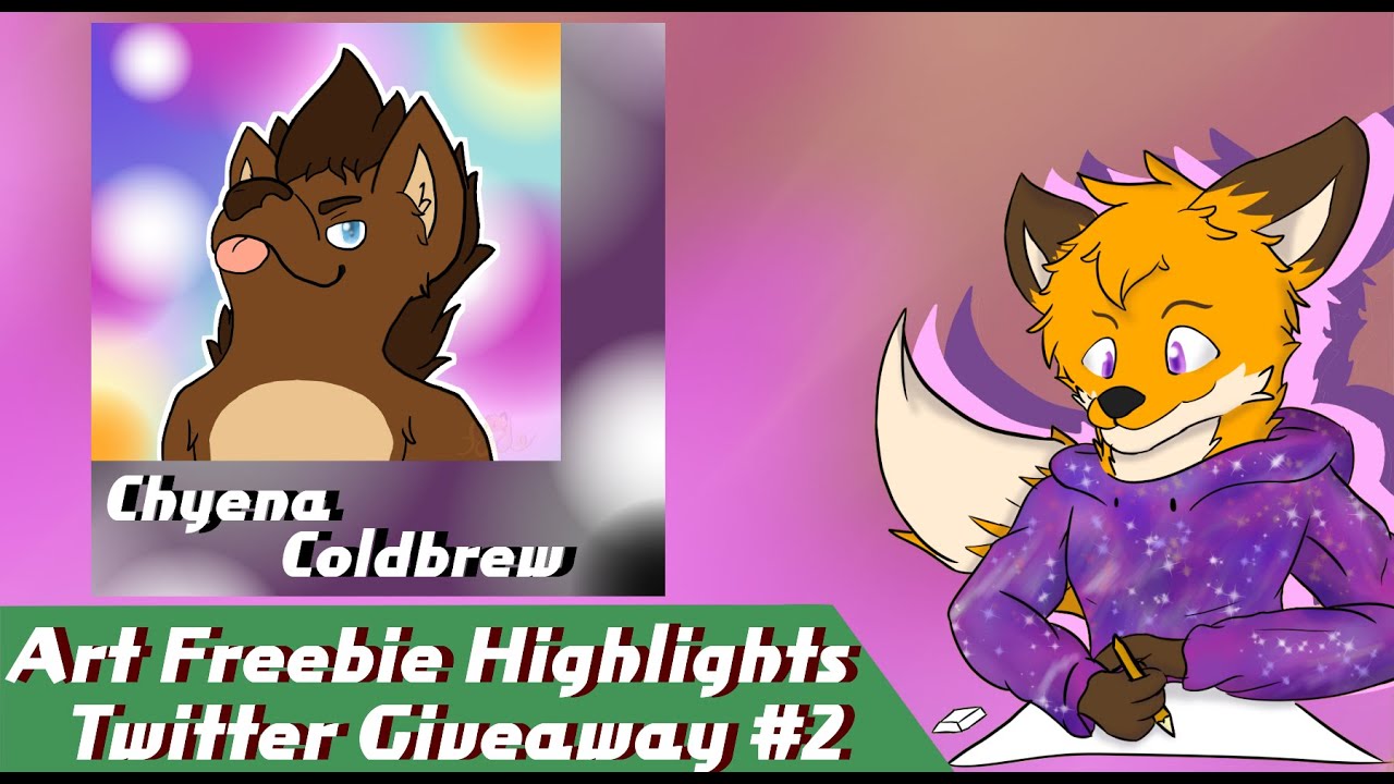 Twitter Art Raffle #2 (Chyena Sketch!) - YouTube
