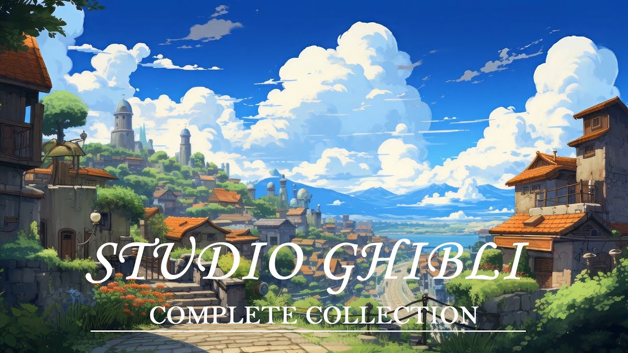Studio Ghibli Soundtrack Piano Medley (chill, study and relaxing ...