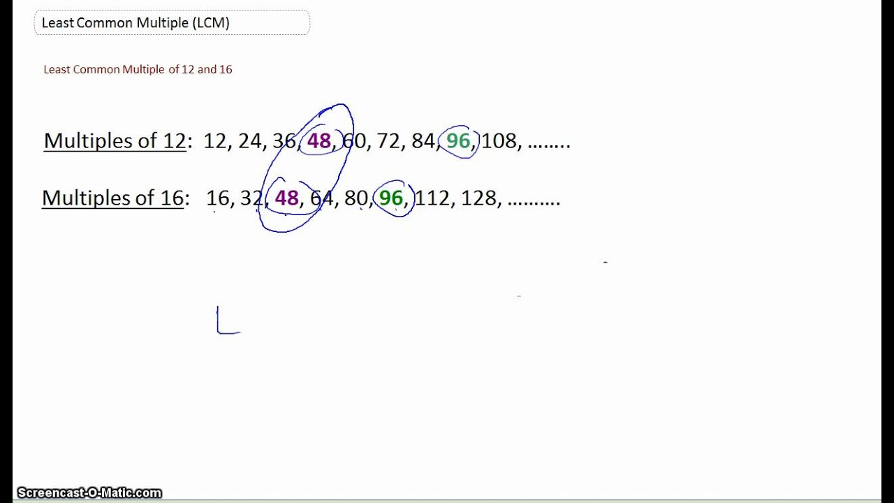Least Common Multiple Video YouTube least-common-multiple-video-youtube