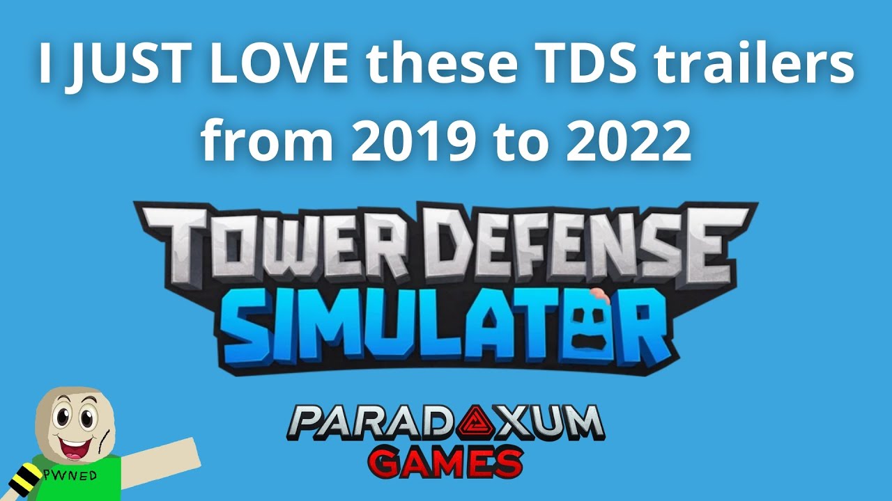 I JUST LOVE the Tower Defense Simulator TRAILERS from 2019-2022 "TDS ...