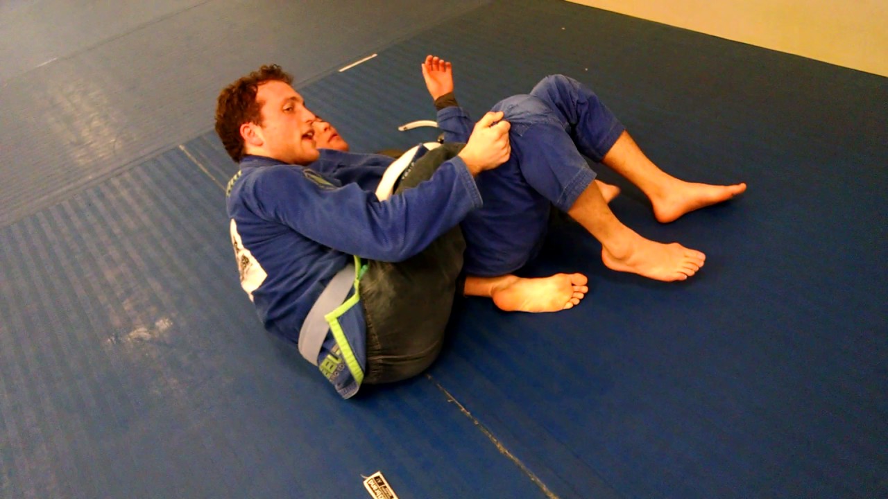Bottom half-guard - Sweeps - Hurricane sweep and arm bar - YouTube
