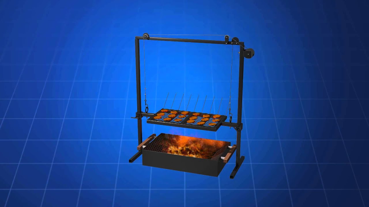 Rick Hughes | Adjustable Grilling Platform - YouTube