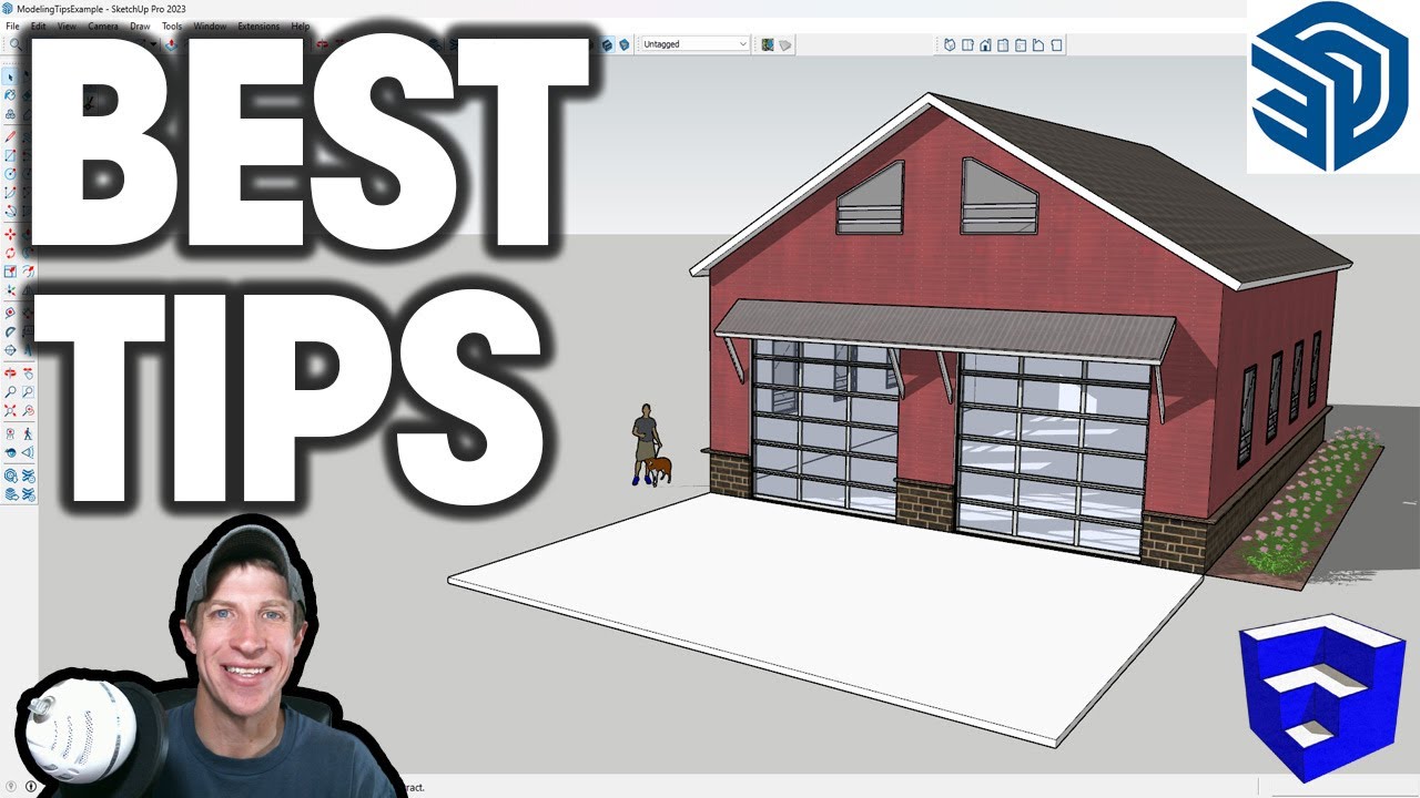 15 Modeling Tips to SAVE YOU TIME in SketchUp! (You Need These) - YouTube