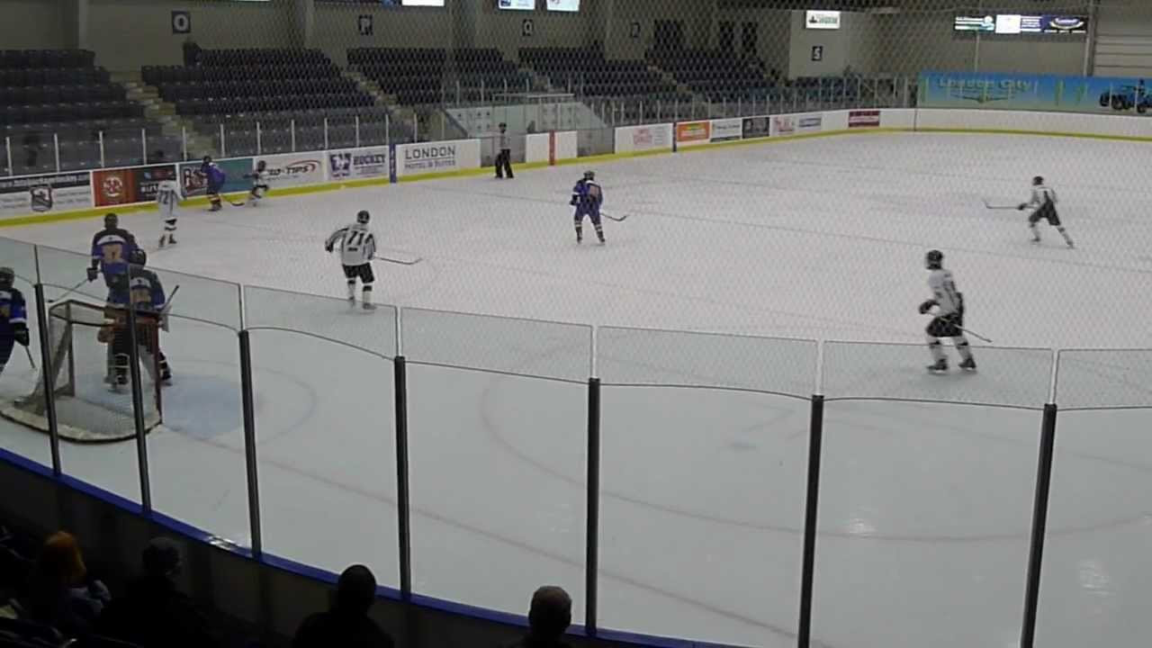 Hamilton Hub Spitfires vs. St. Thomas in the SSE Wild Hockey Tournament ...