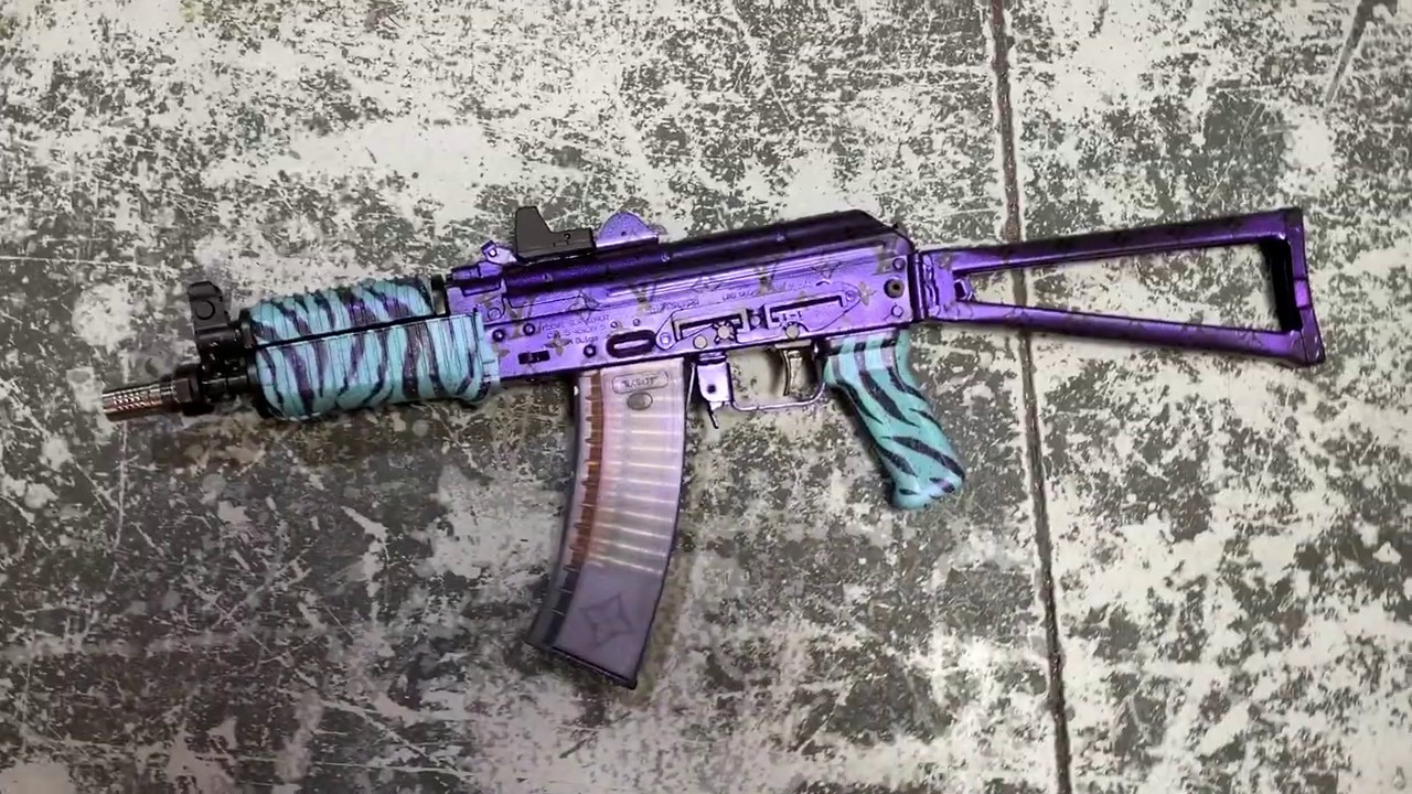 Arsenal SLR-104UR Select Fire with Gun Candy Pegasus - YouTube