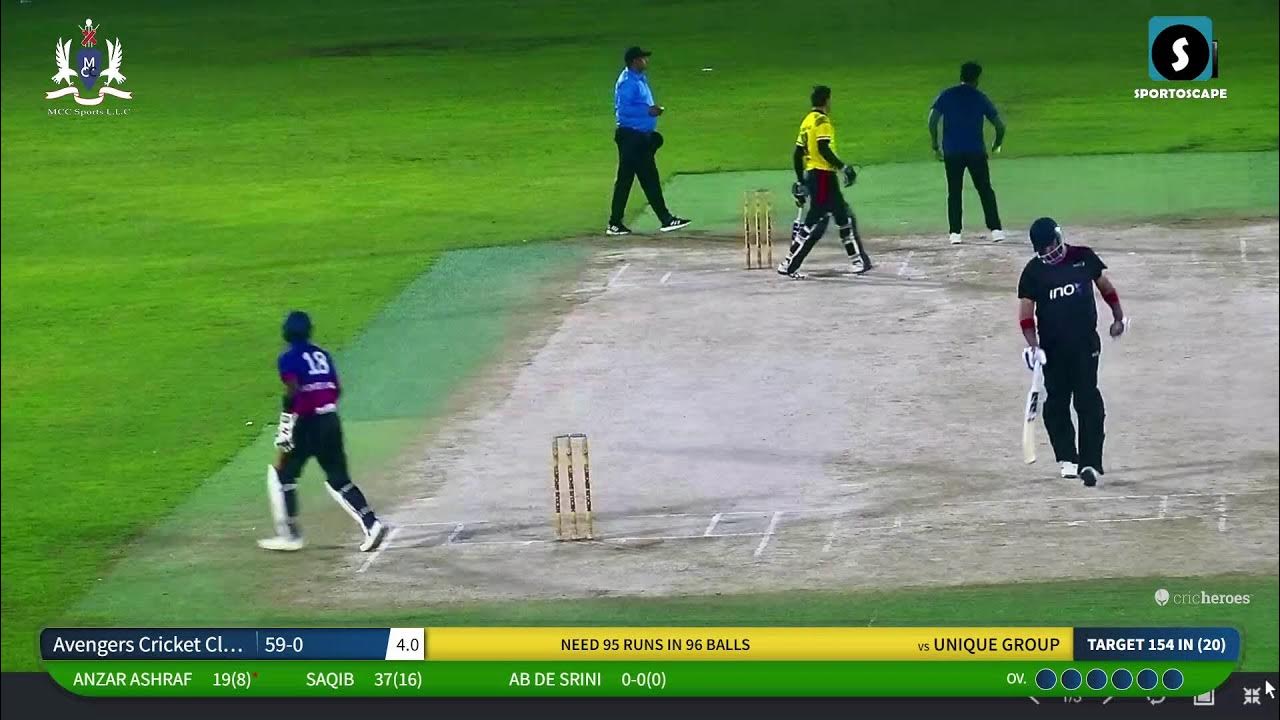 Unique Group vs Avengers Cricket Club 11 | MCC Saturday Champions Cup IX - Part 1 - YouTube