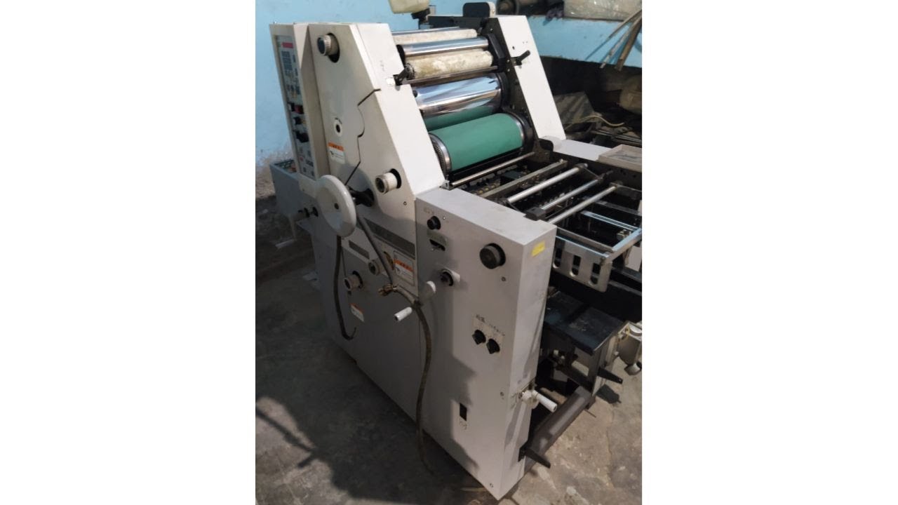 Hamada VS34 | Used Mini Offset Printing Machine 13x18 Single Color ...