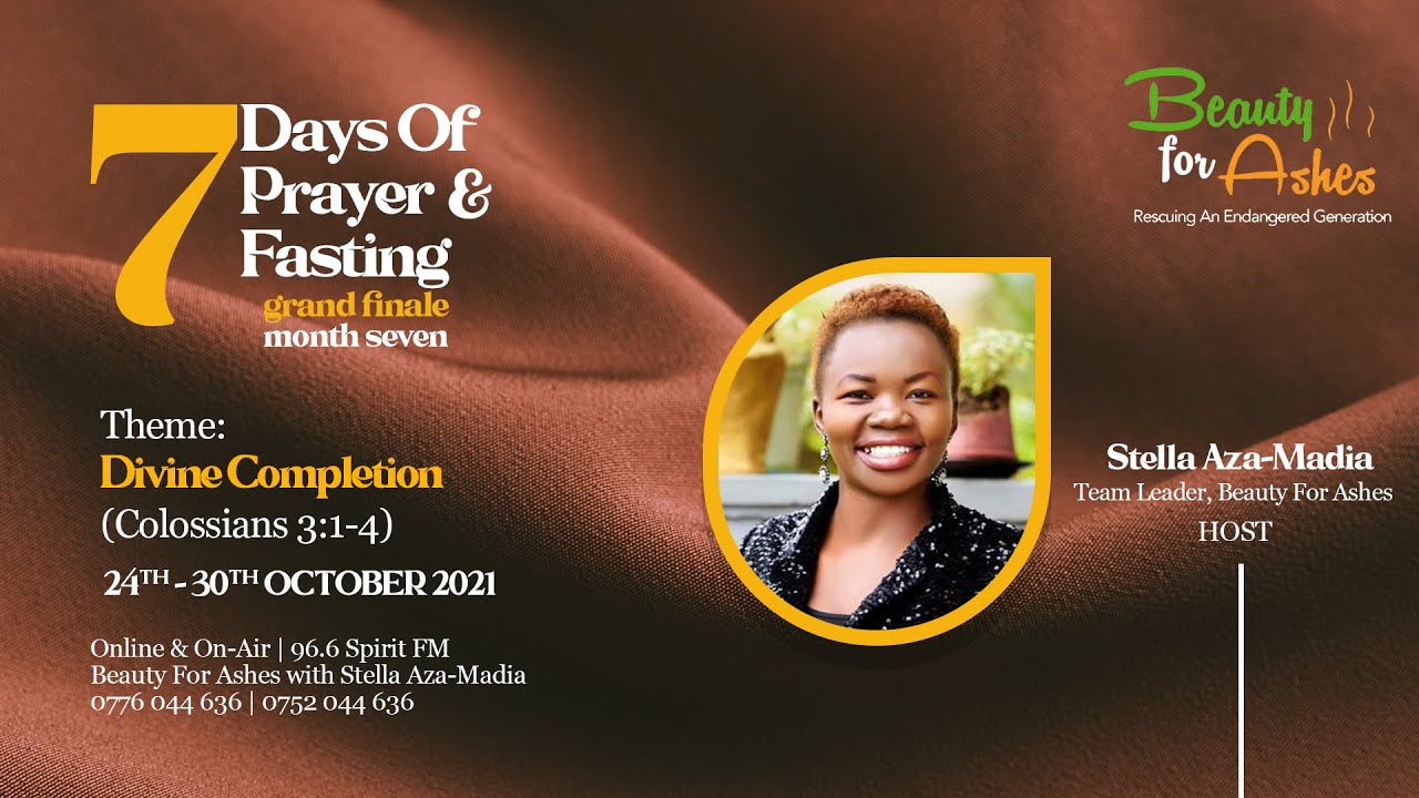 #DIVINE_COMPLETION (DAY 6) 7 DAYS OF PRAYER & FASTING MONTH 7 - WITH PR ...