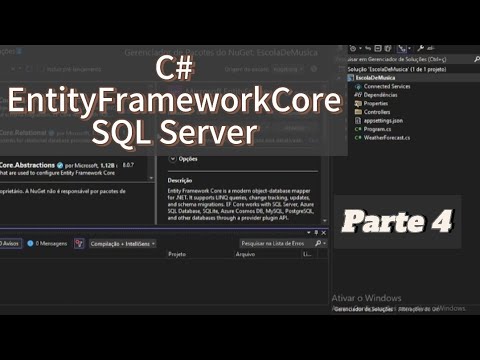 Como Criar um Banco de Dados com Entity Framework Core no Visual Studio - Parte 04 - YouTube