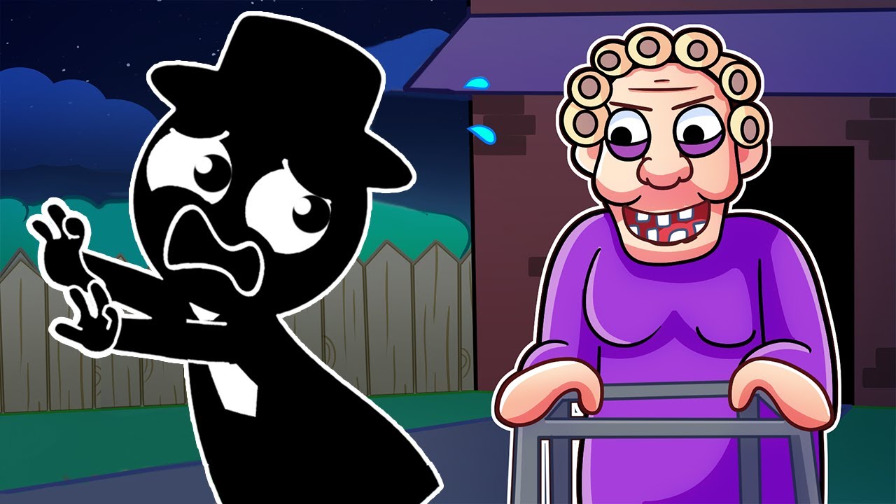 SPRUNKI BLACK Meets GRUMPY GRAN! - Roblox - YouTube