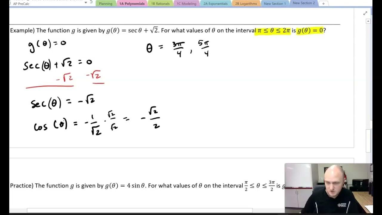 AP Precalculus | 3B.8B Solving Trigonometric Equations Part 1 - YouTube