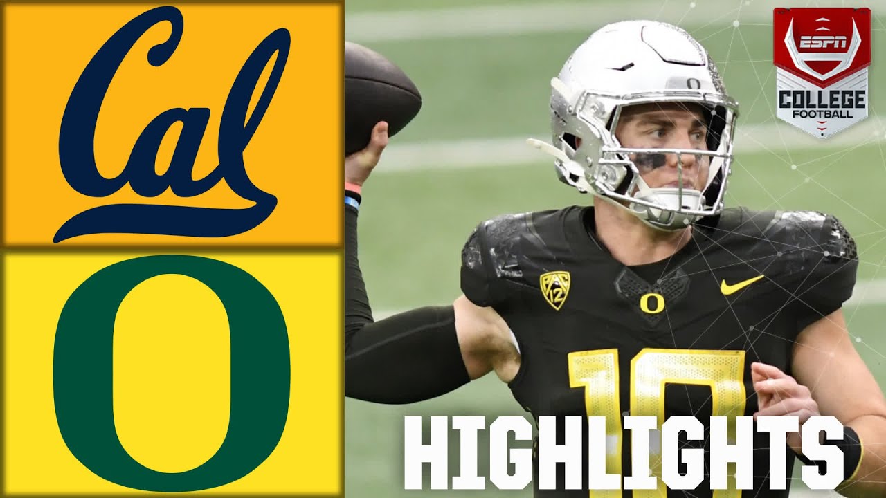 California Golden Bears vs. Oregon Ducks | Full Game Highlights - YouTube