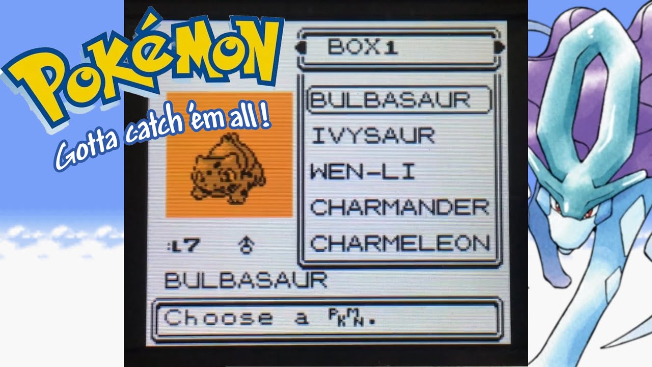 Pokémon Crystal Living Dex - All Kanto and Johto Pokémon | Complete ...