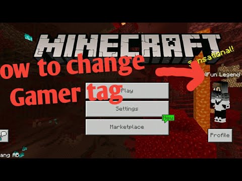 How to change Gamertag | Minecraft pocket edition || Play 4 Fun 2.O ...