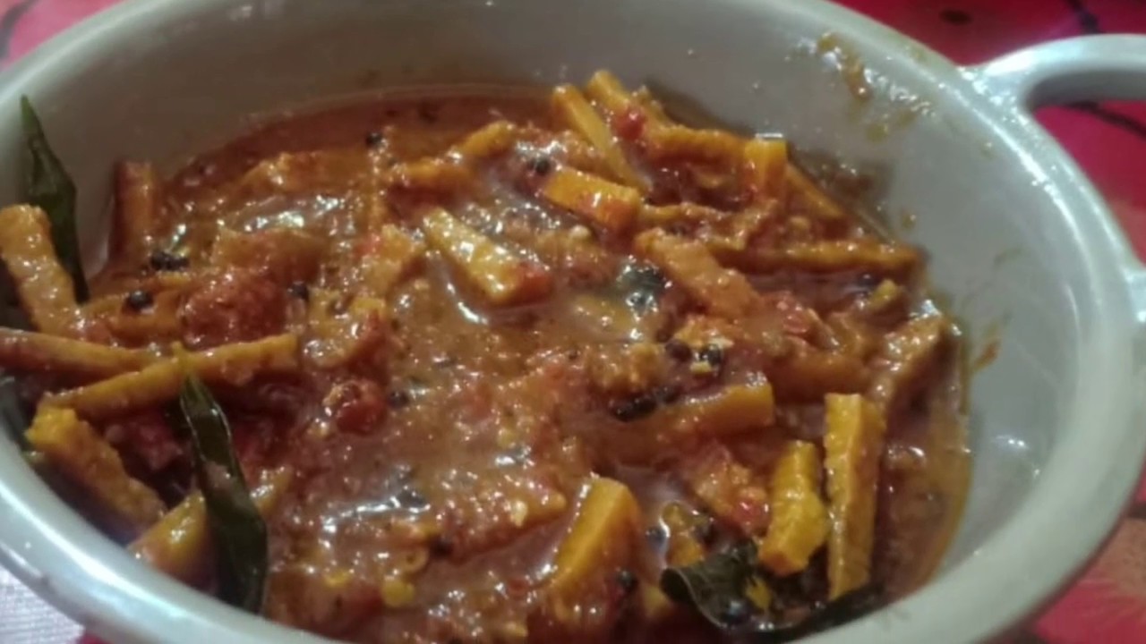 Elephant yam pickle - YouTube