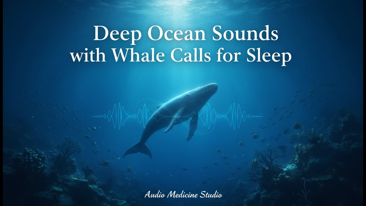 Deep Ocean Sounds with Whale Calls for Sleep | 1HOURS | Insomnia ...