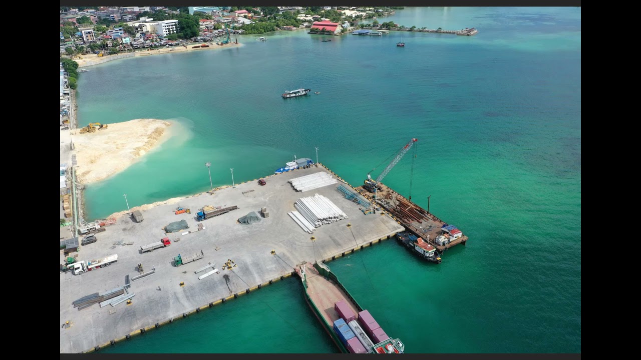 Port of Tagbilaran - Construction of Back-Up & RC Pier - YouTube