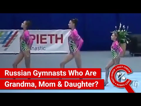 FACT CHECK: Viral Video Shows Russian Grandmother, Mother & Daughter's Family Gymnastics Display?
