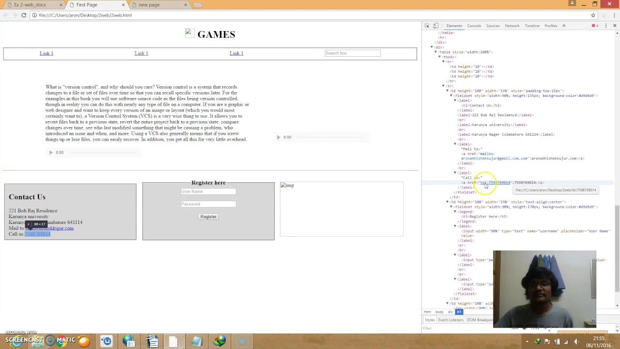 web tech ex2 - YouTube