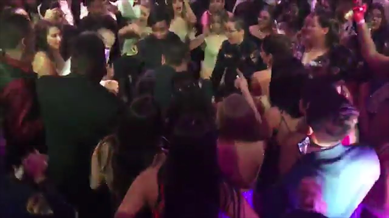 Police Officers Break Out Into Dance at Special Needs Prom - YouTube