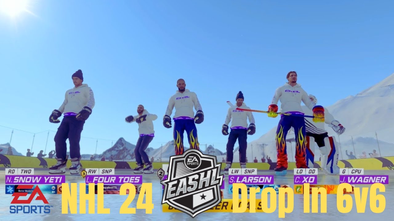 Let's Play Some Chel! *NHL 24 World of Chel EASHL Drop In 6v6* - YouTube