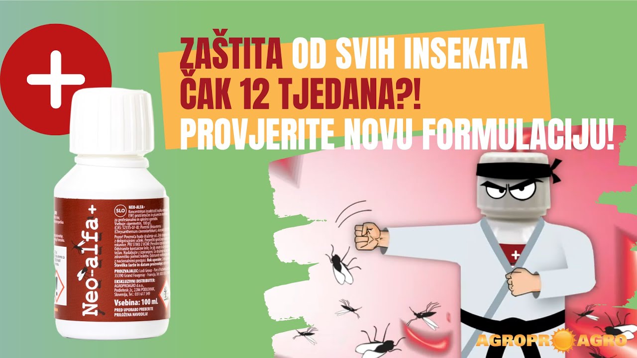 Insekticid Neo-Alfa + protiv insekata s produljenim djelovanjem - YouTube