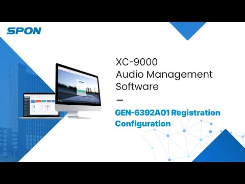 [Guide]Registering IP Horn Speakers GEN-6392A01 on XC-9000 Management Software Tutorial - YouTube