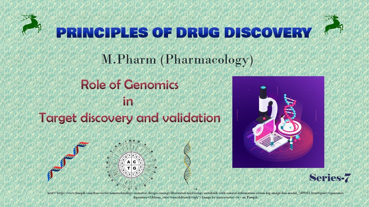 Role of Genomics in Target discovery and validation - Series 7 - YouTube