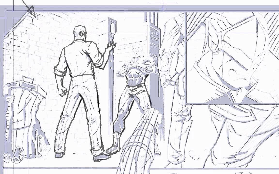 David Finch finished pencil tutorial part 1 - YouTube