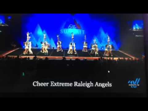 Cheer Extreme Angels Large Senior Coed 4.2 Summit Day 2 - YouTube