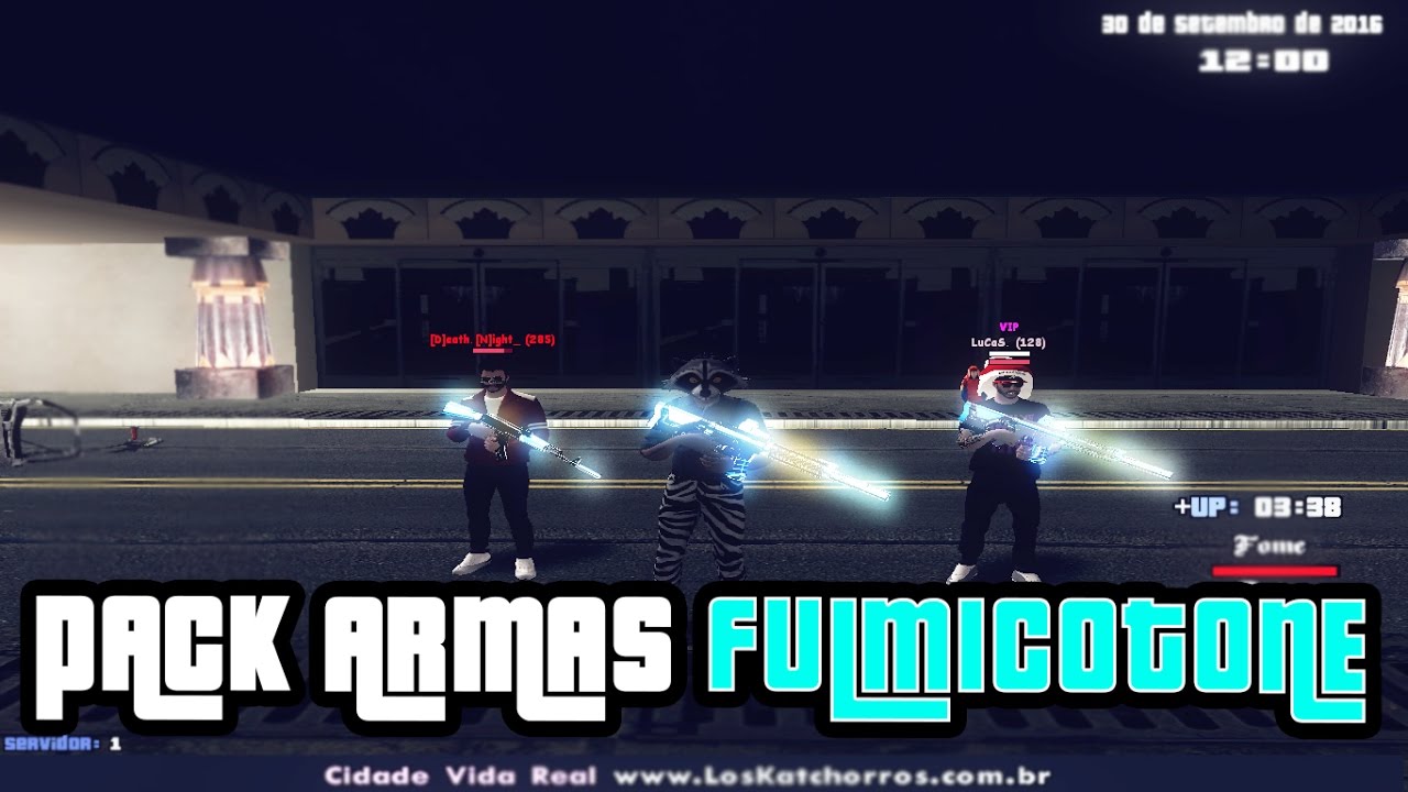 GTA-SAMP PACK ARMAS BLUE - YouTube