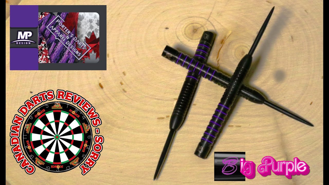 Porter's BIG PURPLE 23 Grams Darts Review - YouTube