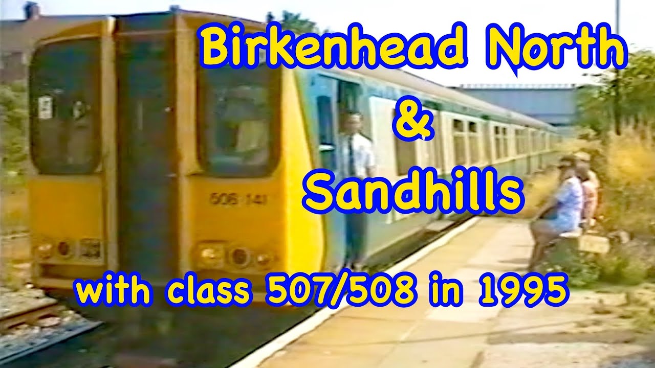 Birkenhead North & Sandhills with blue/grey, plus yellow, 3rd rail ...