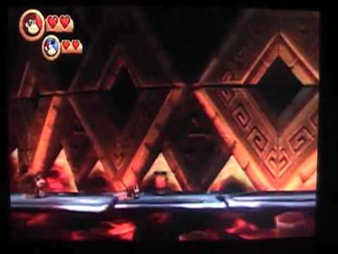 Donkey Kong Country Returns: Levels 7-Boss (Volcano) - YouTube