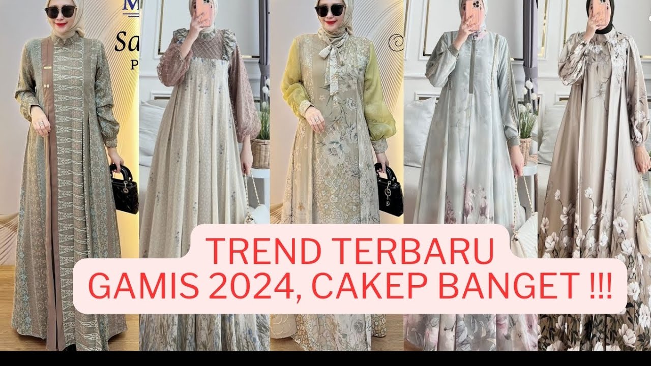 Trend Model Gamis 2024 Terbaru Simple Elegan - YouTube