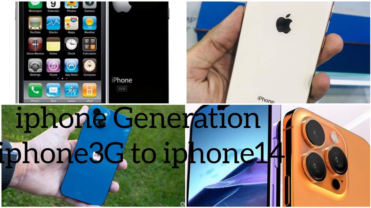iphone Generation #iphone3G to #iphone14 - YouTube