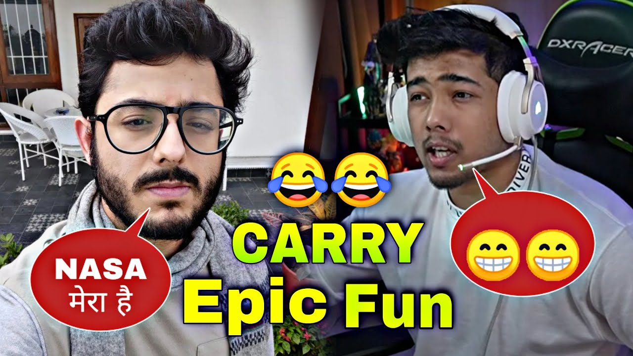 Carry and Scout Fun On Live | Carryminati Funniest jokes Ever | Carry ...