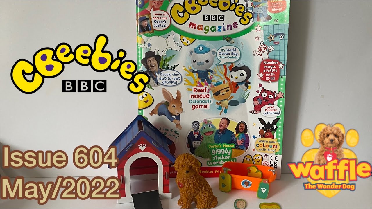 CBeebies magazine issue 604, May/2022 with waffle the wonder dog care ...