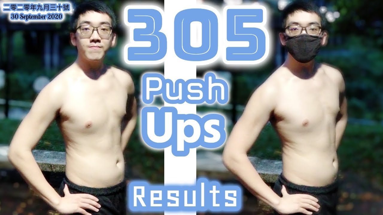 【Results】305 PUSHUPS👍Daily+1😅Monthly+1😳From 01June2020😲World Record Non ...