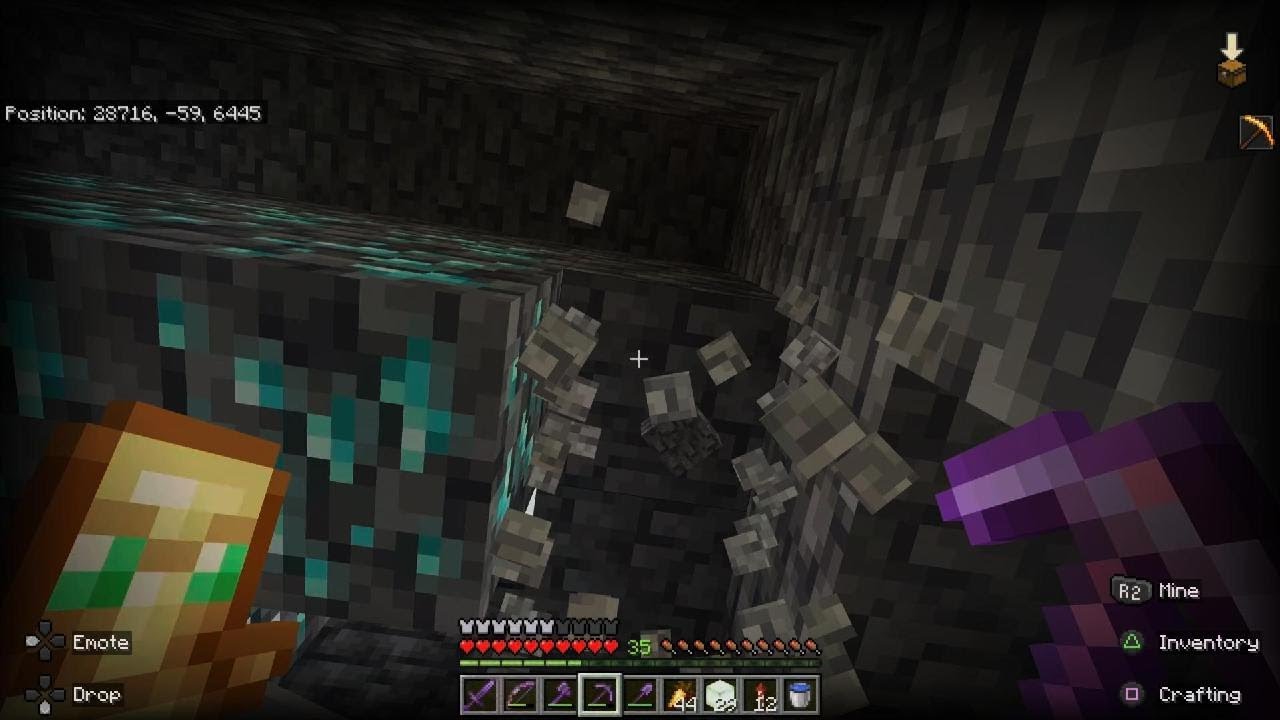 Minecraft Diamond Mining - YouTube