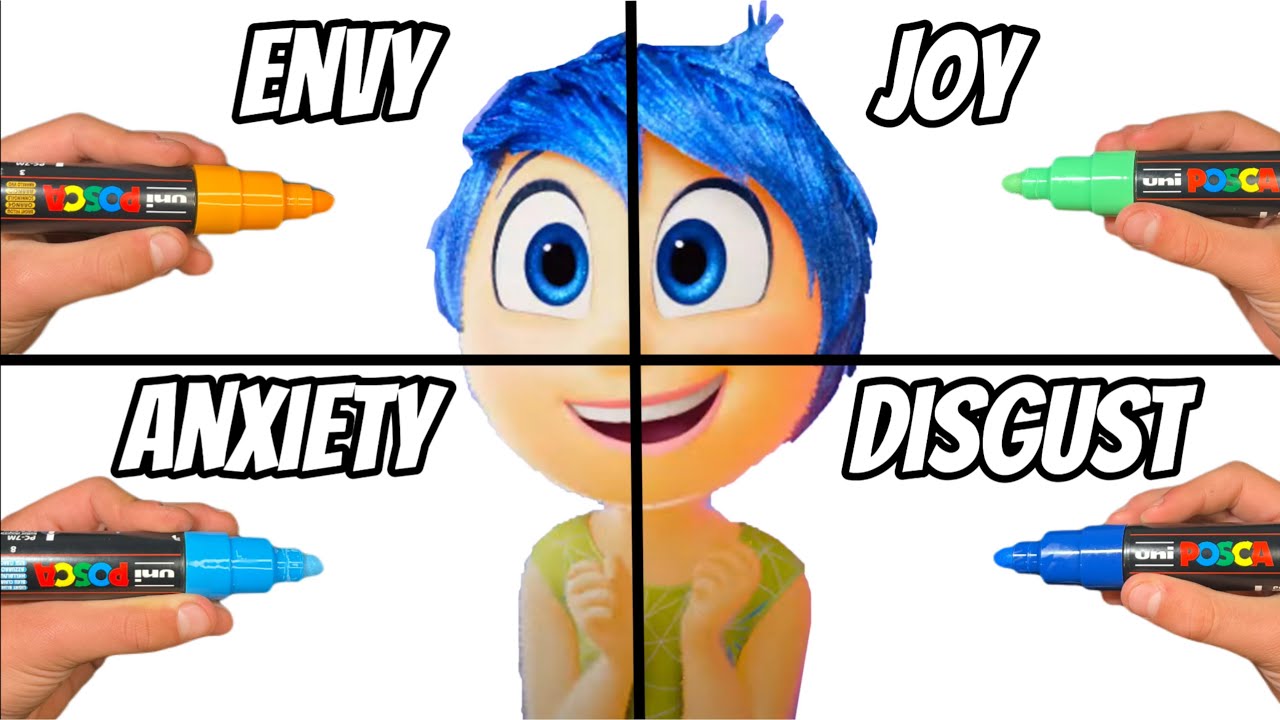 Drawing Joy As 4 Different Emotions! - YouTube